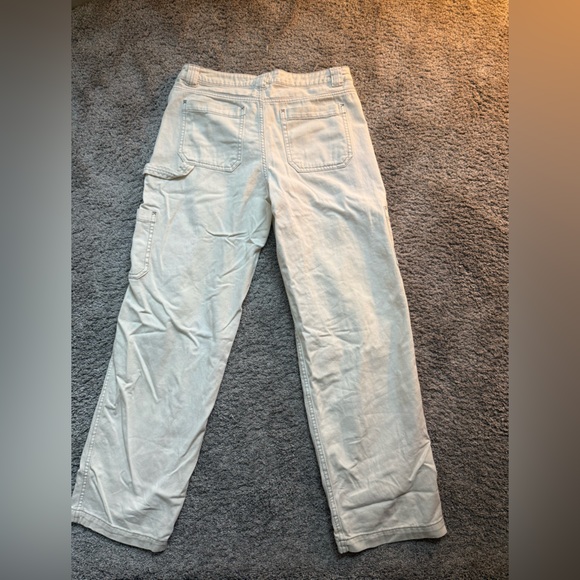 Garage | Pants & Jumpsuits | Garage Cream Cargo Pants | Poshmark